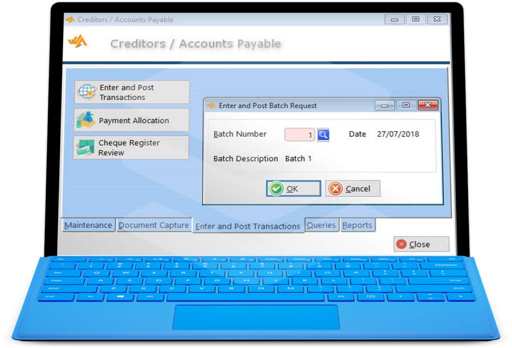Creditors Control Software - Schedule & Track Payments- Win Accounting