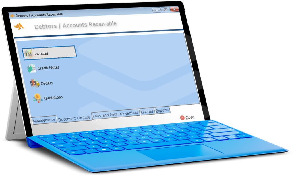 Debtors Control - Unlimited Invoicing - Win Accounting