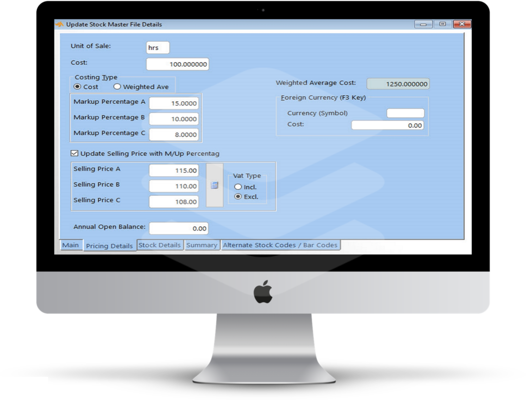 Stock Control Software - Inventory Integration - Win Accounting